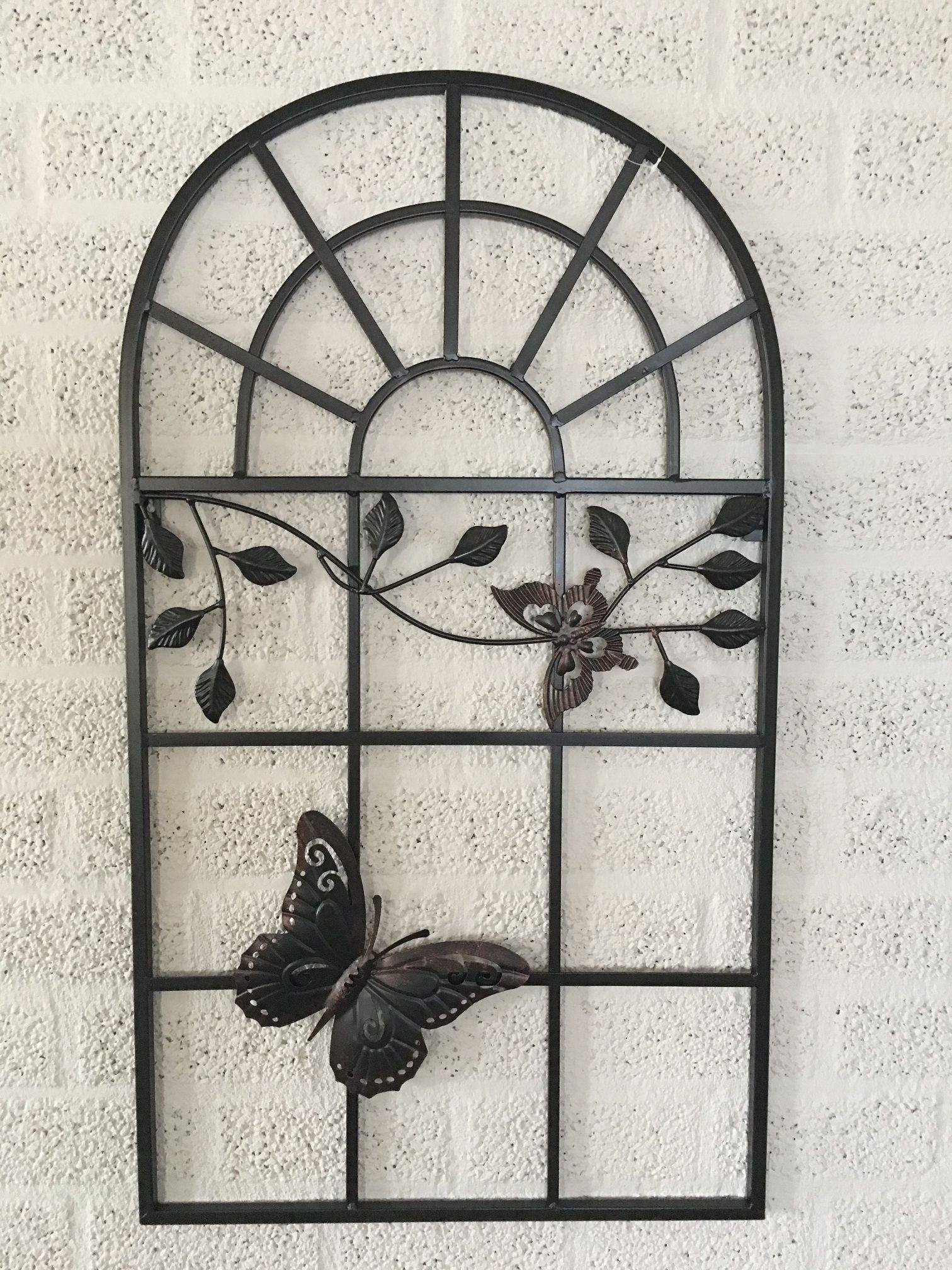 Vlinder venster model, metal old-brown-rust - houseandgarden.shop - dé ...